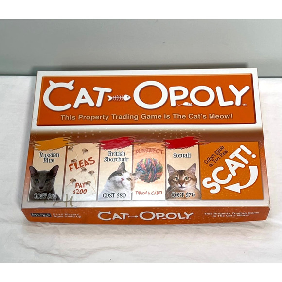 Late for the Sky | Games | Catopoly Board Game Monopoly Themed Game For ...